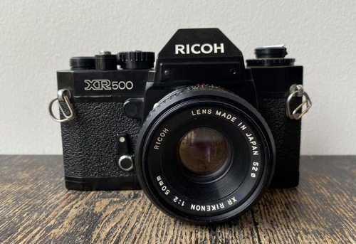 Ricoh XR500 1:2 50 mm пленочный фотоаппарат