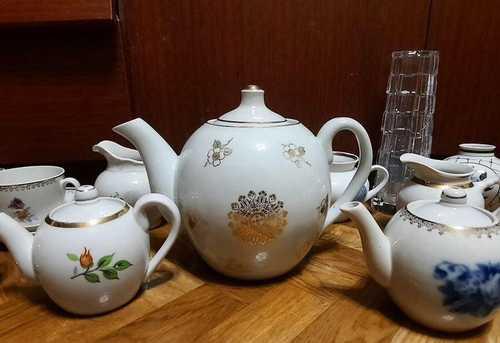Заварочные чайники, молочники СССР