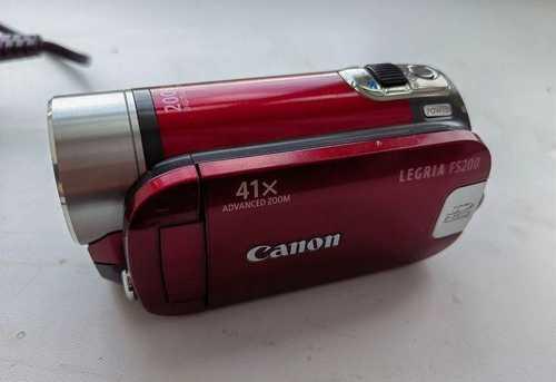 Видеокамера canon legria fs 200