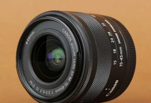 Canon EF-M 15-45mm f/3.5-6.3 IS STM (id 78320)
