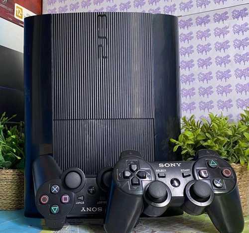 Прошитая Sony PS3 Super Slim   30 Игр