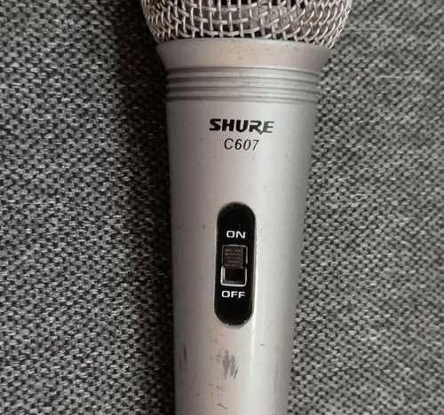 Микрофон Shure C 607