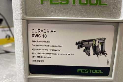 574747 Festool шуруповёрт DWC 18-4500 Li-Basic