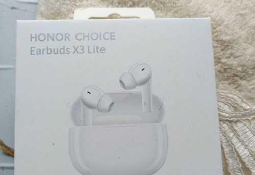 Беспроводные наушники Honor earbuds x3 lite