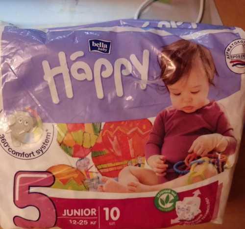 Подгузники bella happy 5 размер