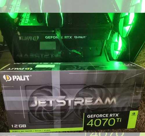 Видеокарта Palit GeForce RTX 4070ti JetStream