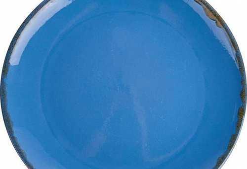 Тарелка мелкая «Синий крафт»; керамика