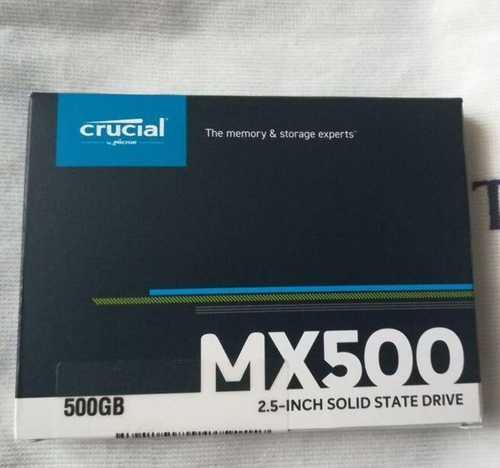 Новый SSD Crucial MX500 500GB