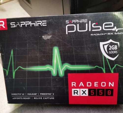 Radeon sapphire rx550 видеокарта