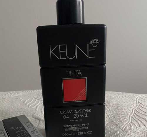 Kраска Keune tinta color и оксидант 6%