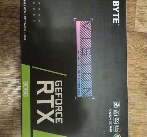 Gigabyte geforce rtx 3090 vision oc 24