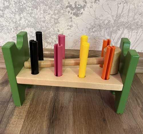 Игрушка колотушка Икеа деревянная