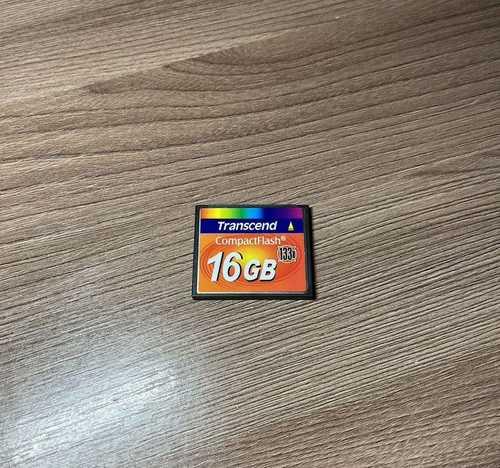 Флешка cf Transcend 16GB