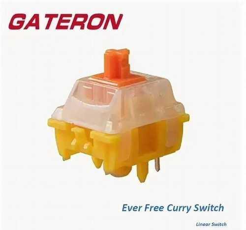 Свитчи для клавиатуры Gateron Everfree Curry