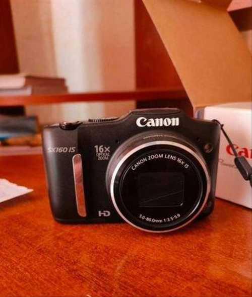Компактный фотоаппарат canon sx 160