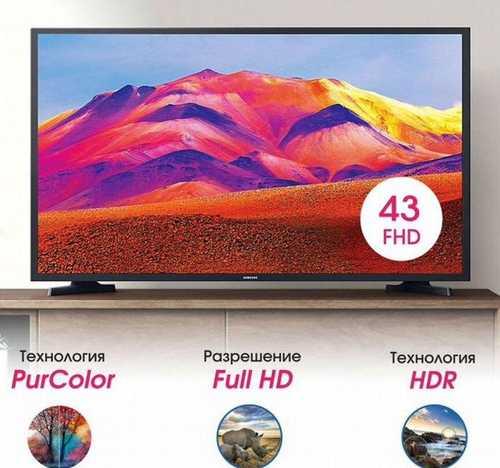 Samsung 43 SMART Tv HDR 2021 WiFi DvbT2 FullHD