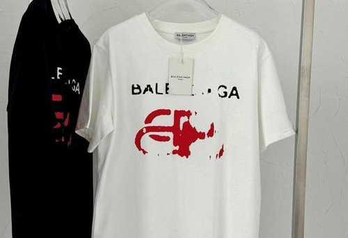 Balenciaga футболка с принтом (бренд тренд)