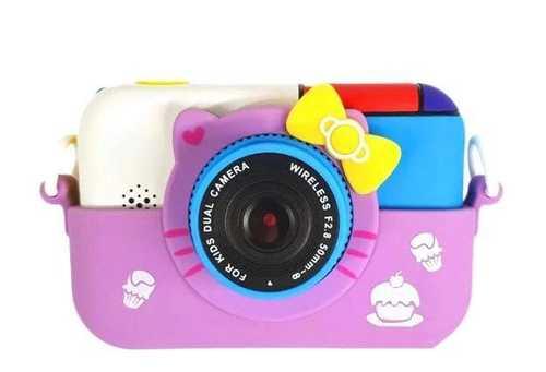 Детский фотоаппарат хеллоу китти children purple