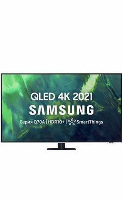 Телевизор Samsung QE75Q70aaux, 75"(190 см), UHD 4K