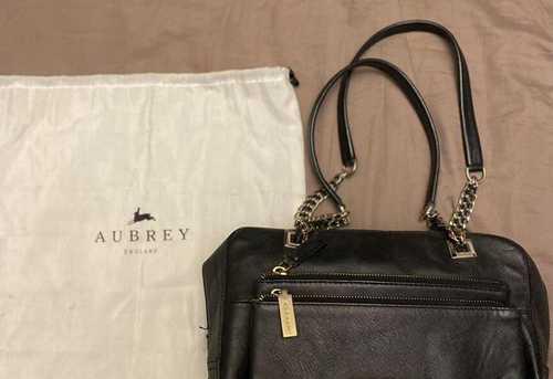 Кожаная сумка Aubrey England черная