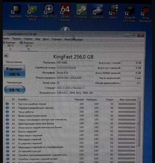 SSD диск 256Gb 2,5" KingFast