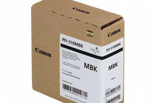 Картридж Canon PFI-310MBK черный матовый увеличенн