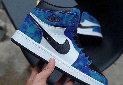 Nike air jordan 1 mid high tie dye