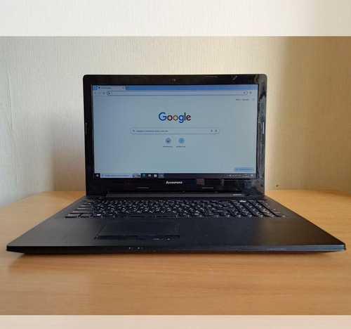 Ноутбук 4 ядра SSD 240 15.6" RAM 4gb Lenovo G50-45