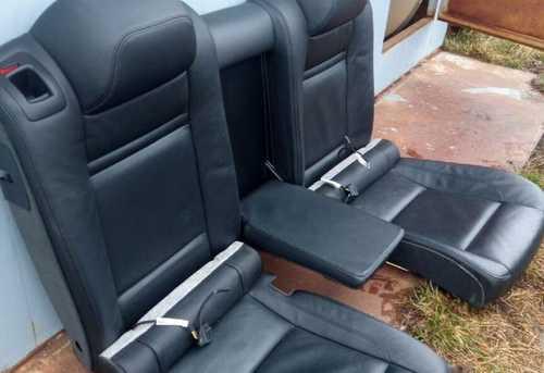 Задний диван BMW X6 e71 чёрная кожа с обогревом