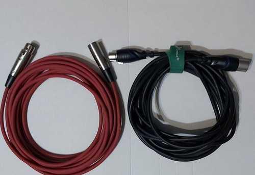 Микрофонные кабели (Hosa, Stagg, Monster, VTG)