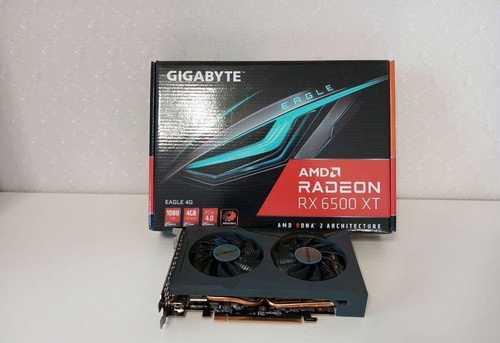 Gigabyte RX6500XT eagle 4GB, на гарантии, чек