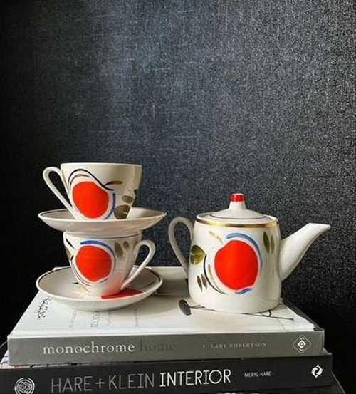 Чайник чайные пары Полонное 1960 СССР винтаж