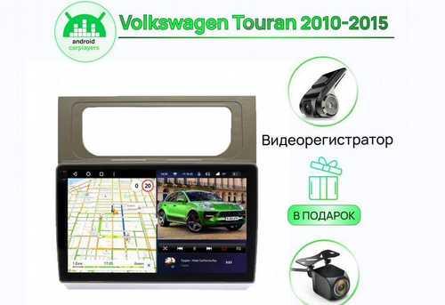 Магнитола 4.32 VW Touran 2010-2015 manual Андроид