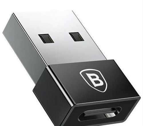 Переходник Baseus Type-C female to USB male adapte