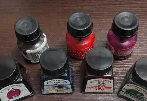 Тушь для каллиграфии и рисования Winsor newton ink