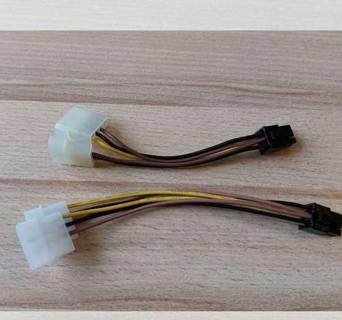 Переходник питания видеокарты molex 6 pin