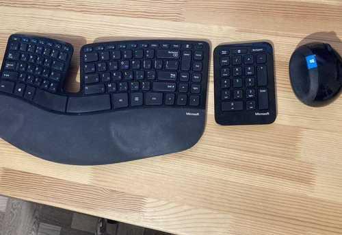 Microsoft sculpt ergonomic Клавиатура + Мышь