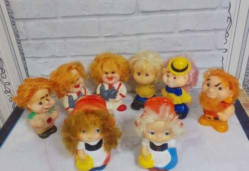 Резиновые игрушки СССР Куклачев Карлсон и другие