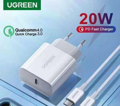 Ugreen 20w блок питания USB S