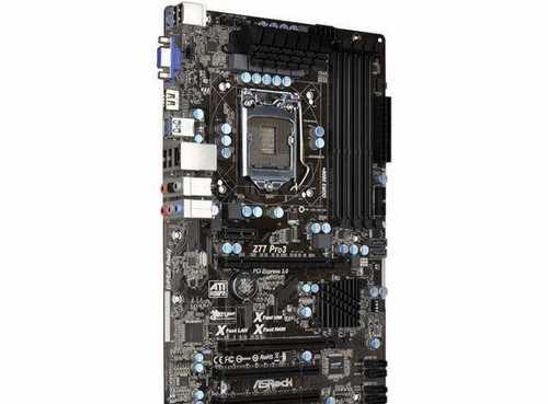 Комплект I7 3770-ASrock Z77 Pro4-16гб озу DDR 3