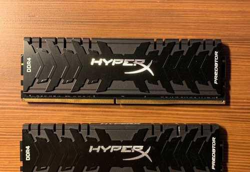 HyperX Predator 32 гб DDR4 3000 мгц dimm CL15 HX43