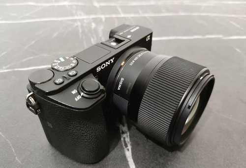 Фотоаппарат Sony a6500 (Sigma 16mm f1.4/56mm f1.4)