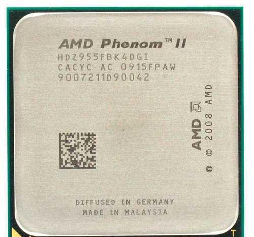 Процессор AM3 AMD Phenom II X4 955 Б.У