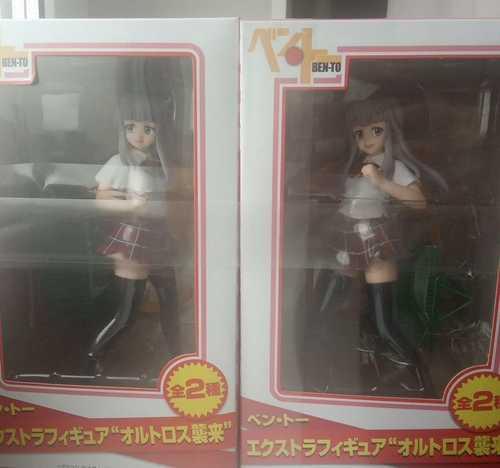 Ben-To Kyou Sawagi twins Figures, x2