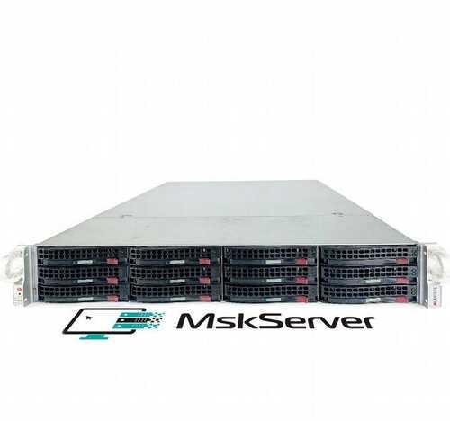 Сервер Supermicro 6028U-trtp  2x E5-2640v4 256Gb