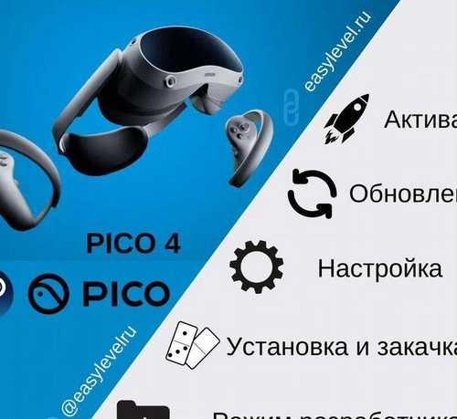 Pico 4 VR Смена региона+установка игр