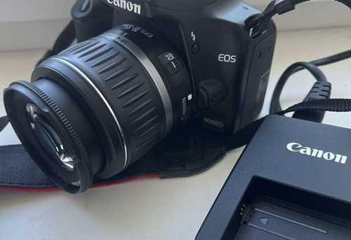 Фотоаппарат Canon 1000d с объективом 18-55mm