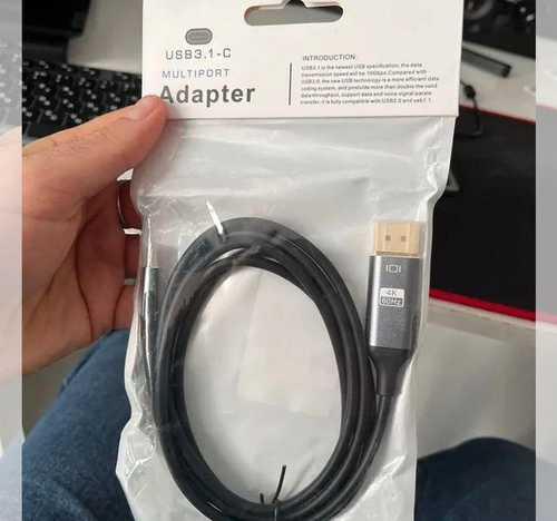 Кабель-переходник Type C - DisplayPort 1,8 м