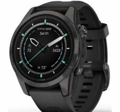 Garmin epix Pro (Gen 2) Sapphire 42 mm Carbon Gray DLC Titanium / Black Band