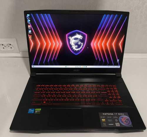 Msi Katana 17 B12U RTX2050, I5-12450H, SSD512Gb